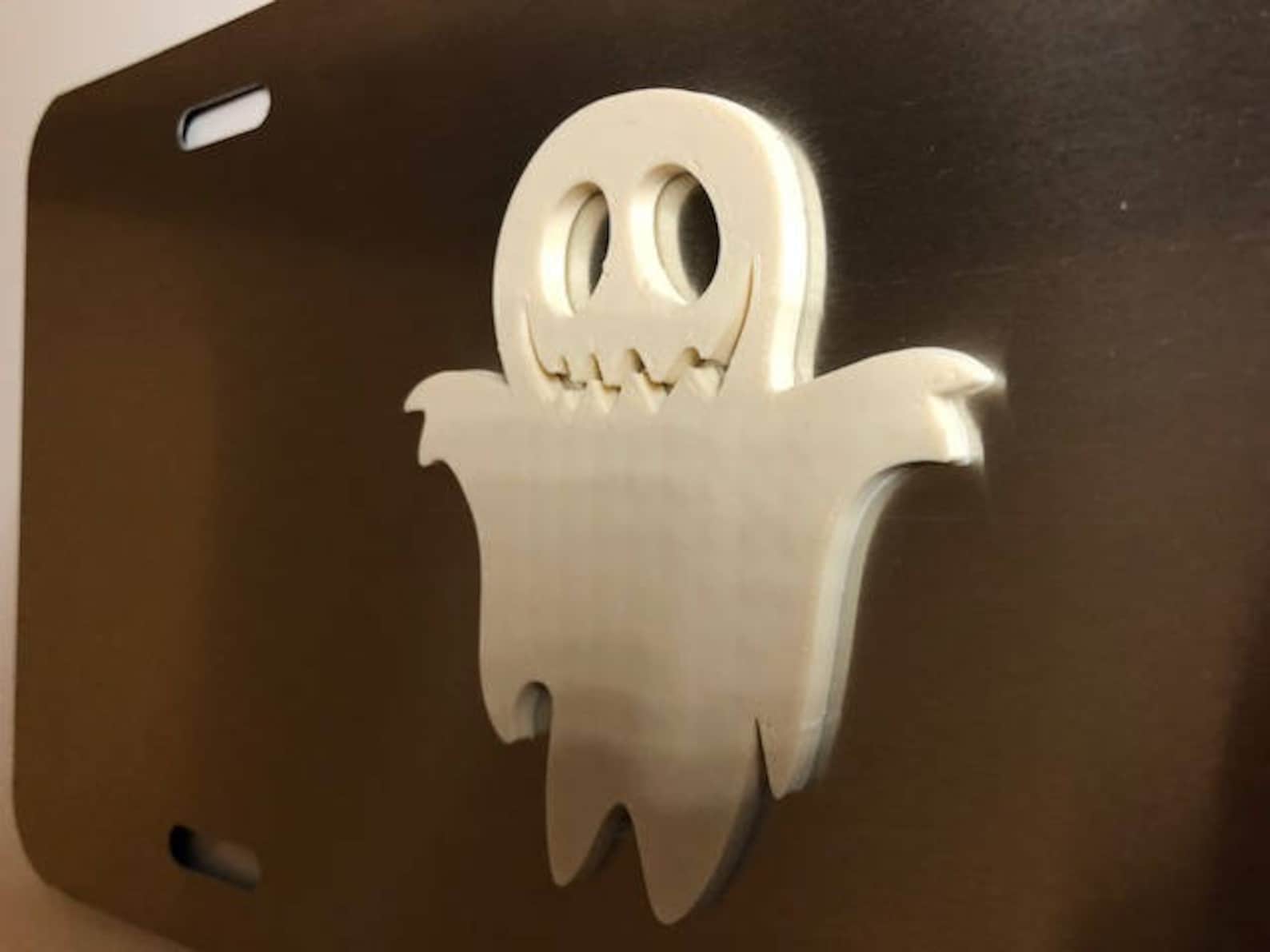 Casper Friendly Ghost in 3d Grey With White License Plate - Etsy