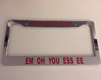 Mickey SPELLED OUT Em Eye See Kay Ee Why Em Oh You Ess Ee chrome ...