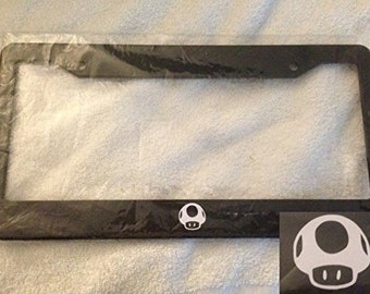 Mario License Frame | Etsy