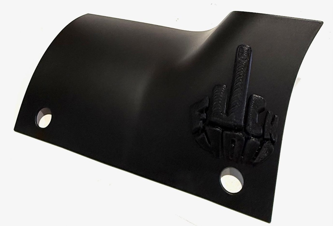 Fu Black off Middle Finger in 3d Blk W Various Colors for Jeep JL JLU ...