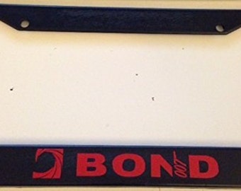 James Bond License Plate - Etsy
