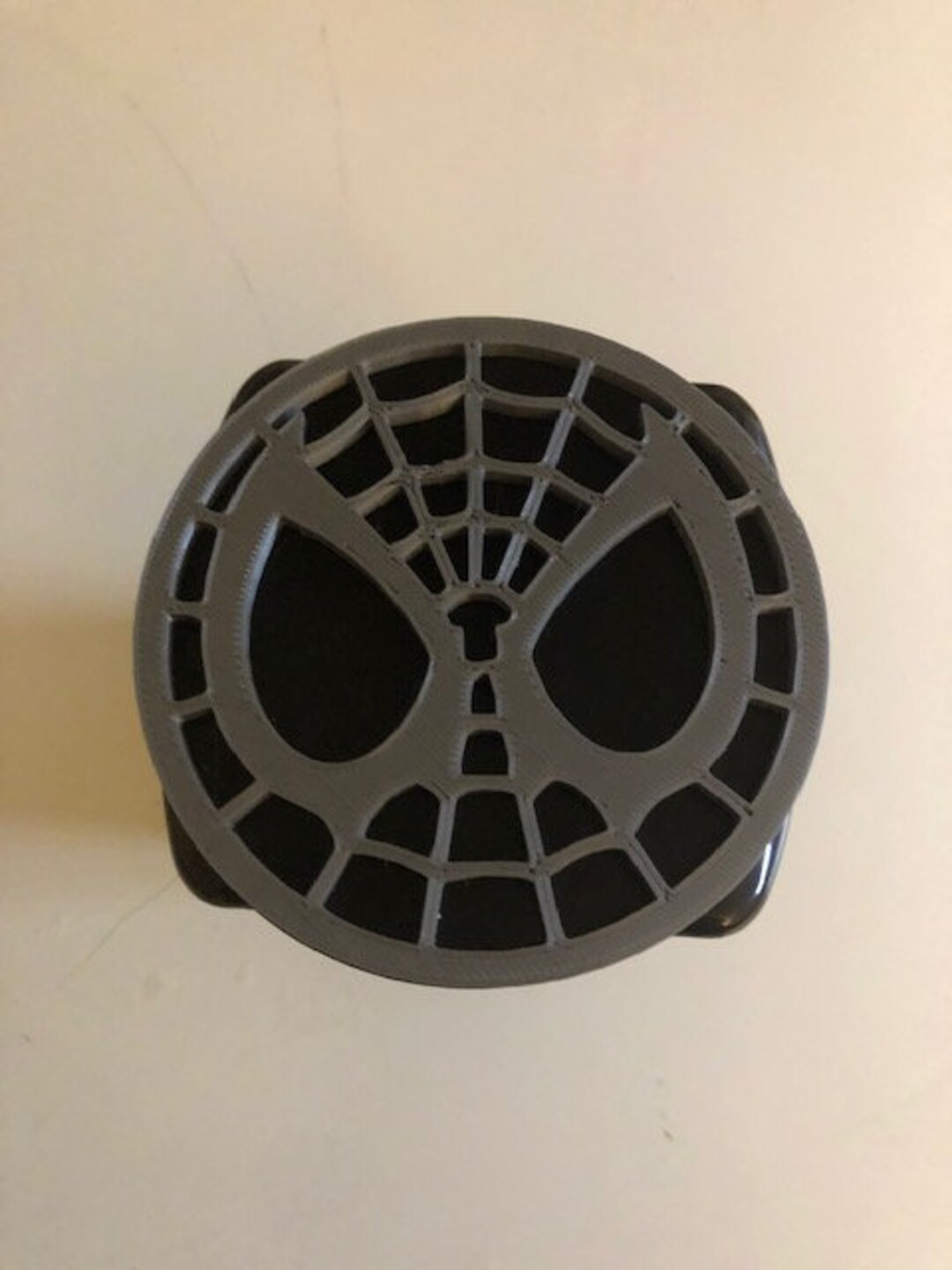 Spidy Spider Face in 3D Version - Black With Grey - 2 Inch Trail Hitch ...