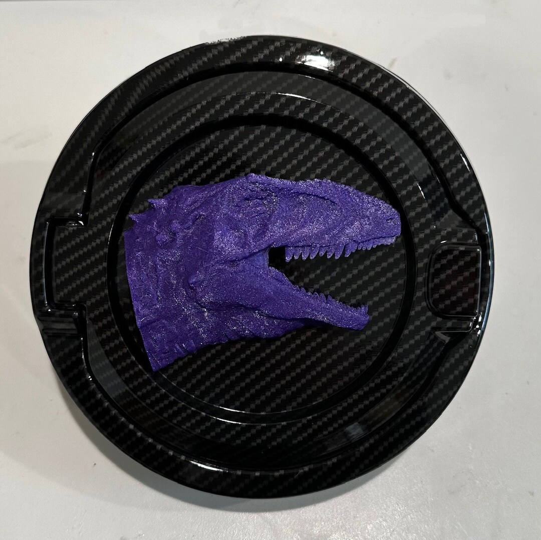 Tyrannosaurus Rex Full Head in 3D CARBON Fiber W Purple for 2018-2024 ...