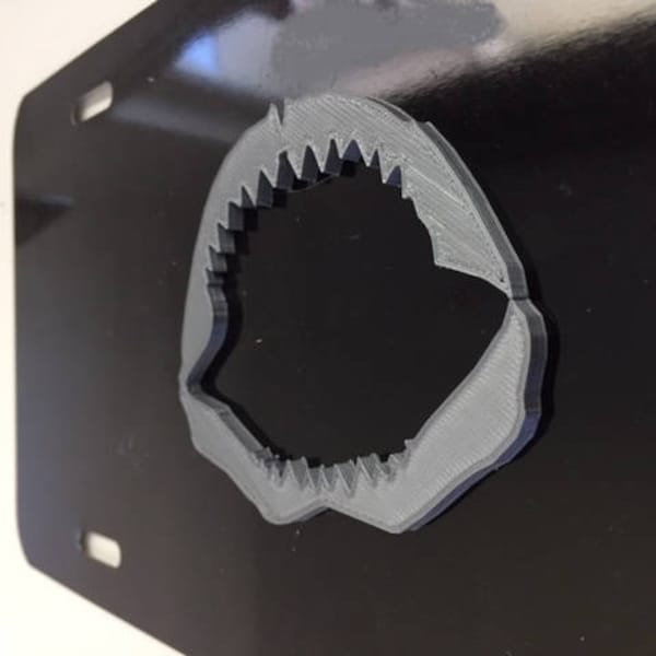 Shark Teeth License Plate Frame - Etsy