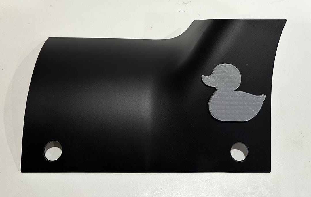 Swimming Duck in 3d Blk W Grey for Jeep JL JLU & Jeep Gladiator JT 2/4 ...