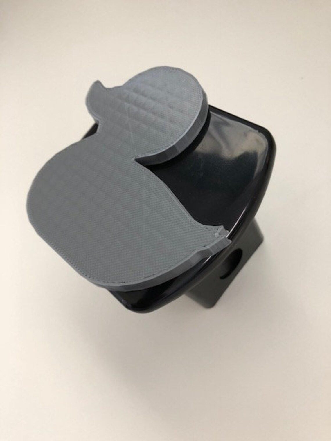 Duck in 3d Version Love Hunting - Black With Grey - 2 Inch Trail Hitch ...