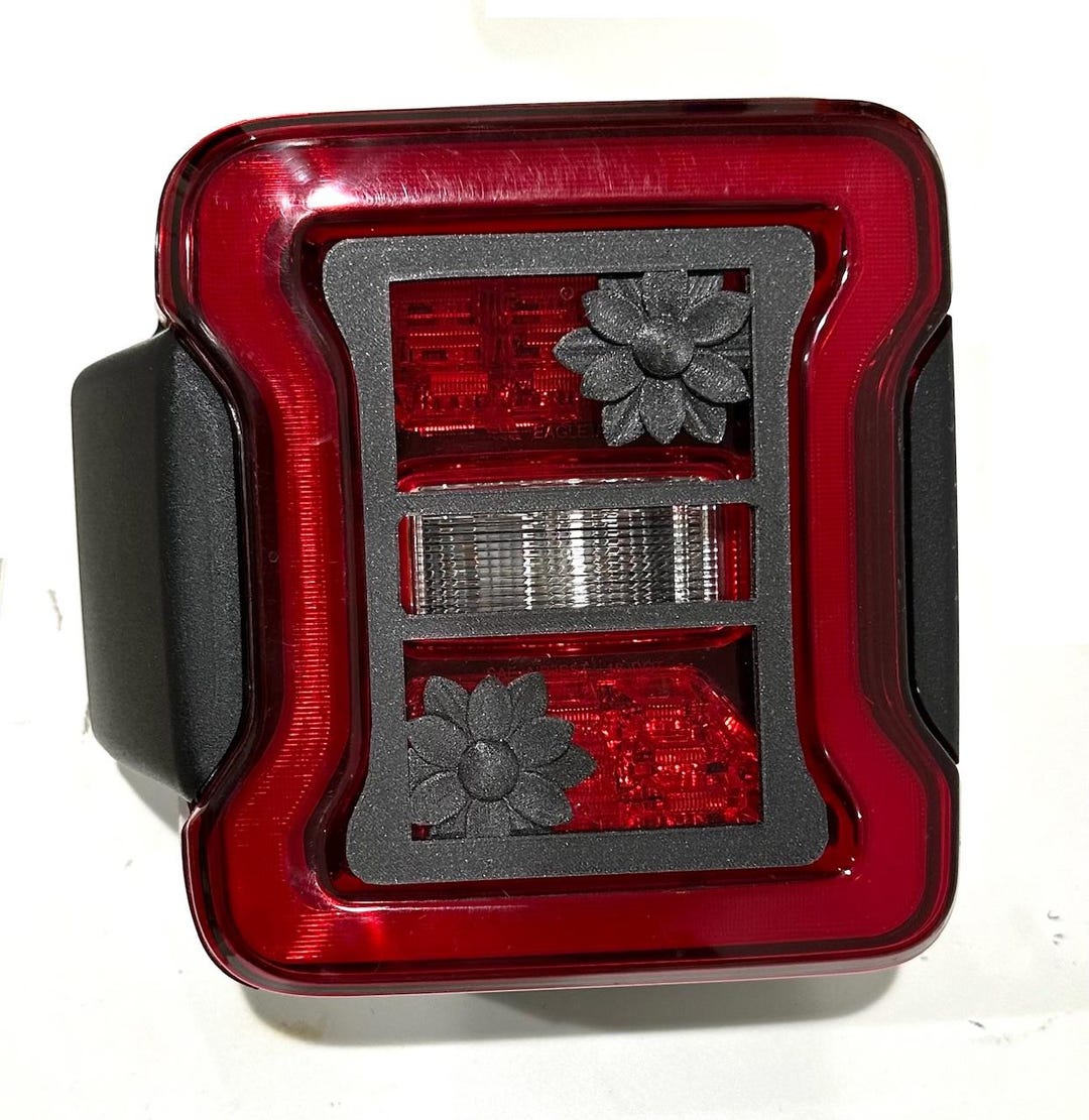 Blossoming Flower Daisy in 3D for Jeep Wrangler Led Version JK/JKU/JL ...