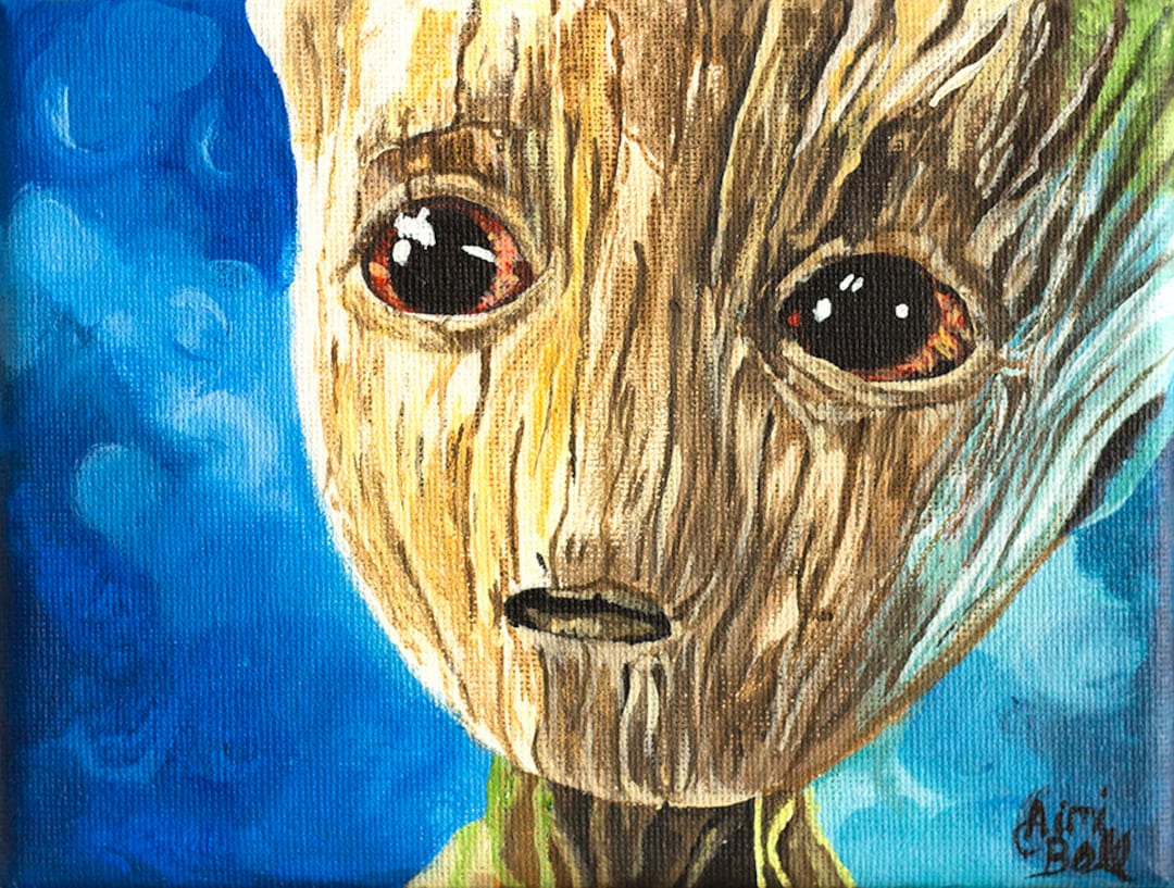 A4 Baby Groot Print - Etsy