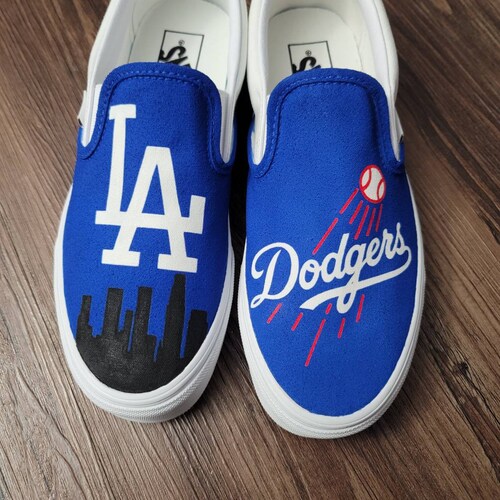 LA Dodgers Shoes - Etsy