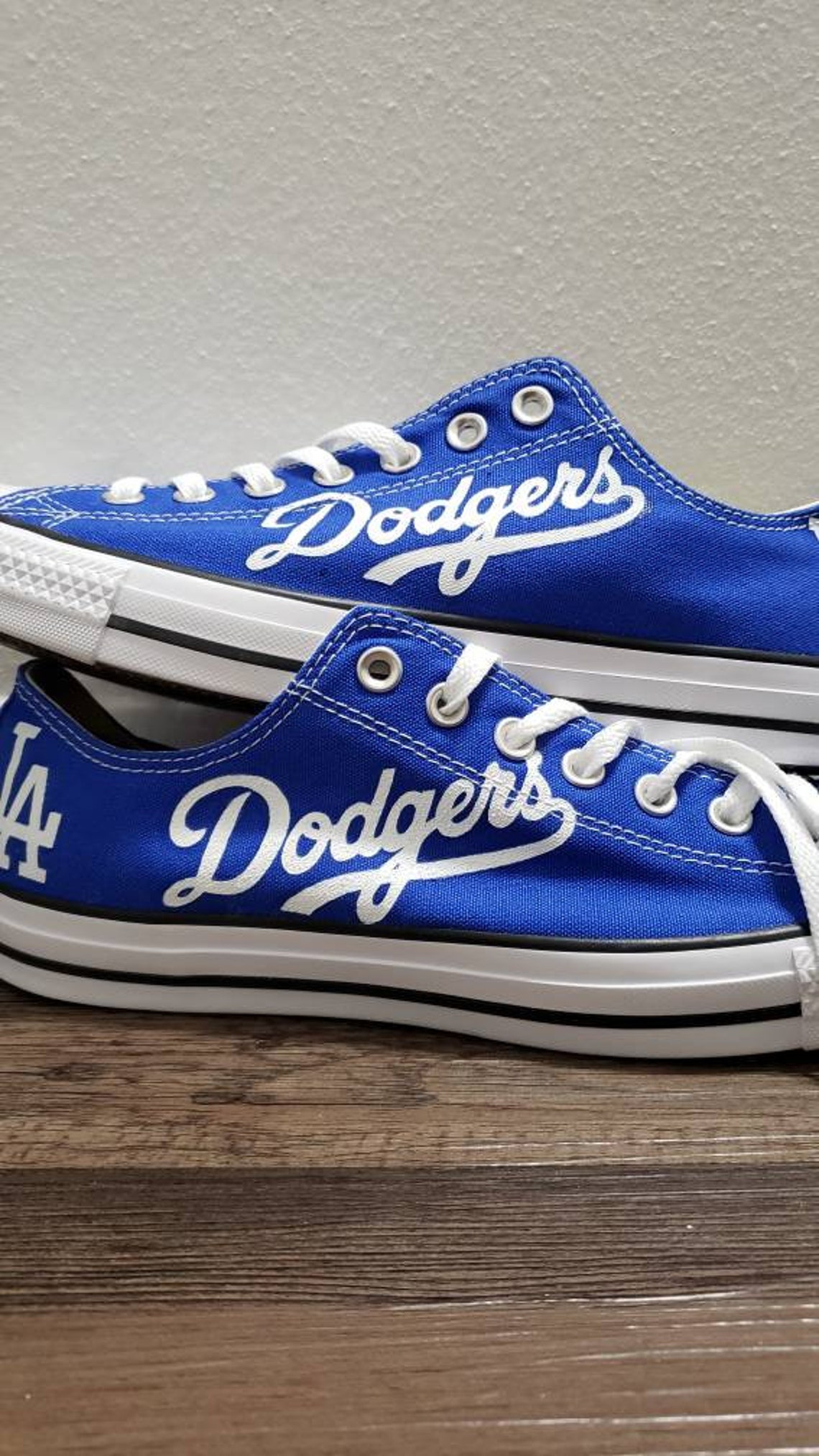 LA Dodgers Shoes - Etsy