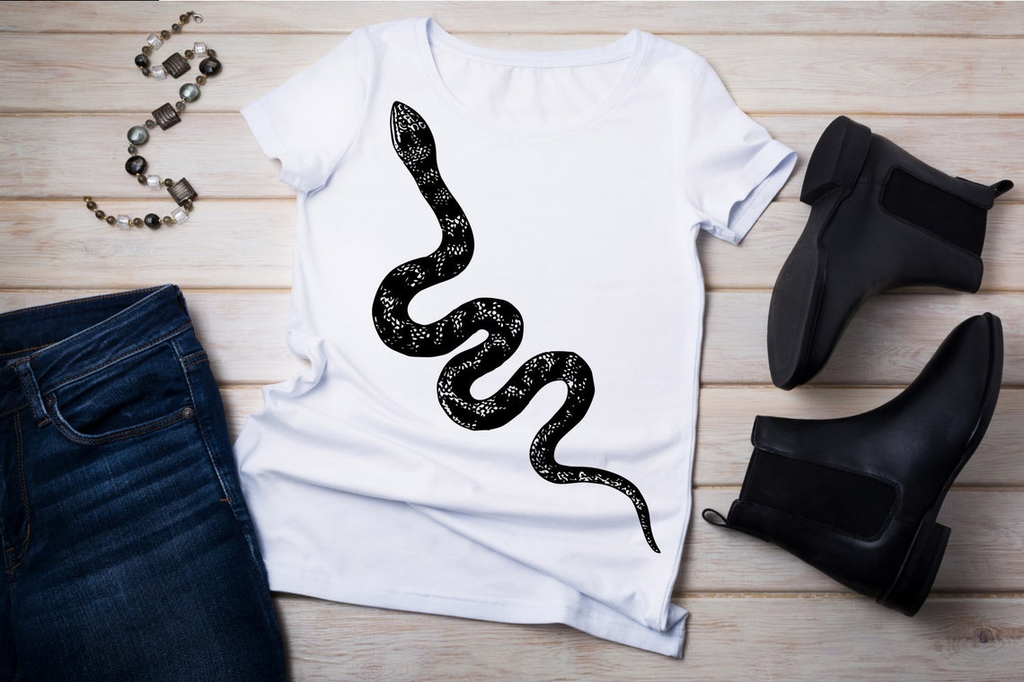 Black and White Snake Svg Snake Clipart Snake Vector Image - Etsy