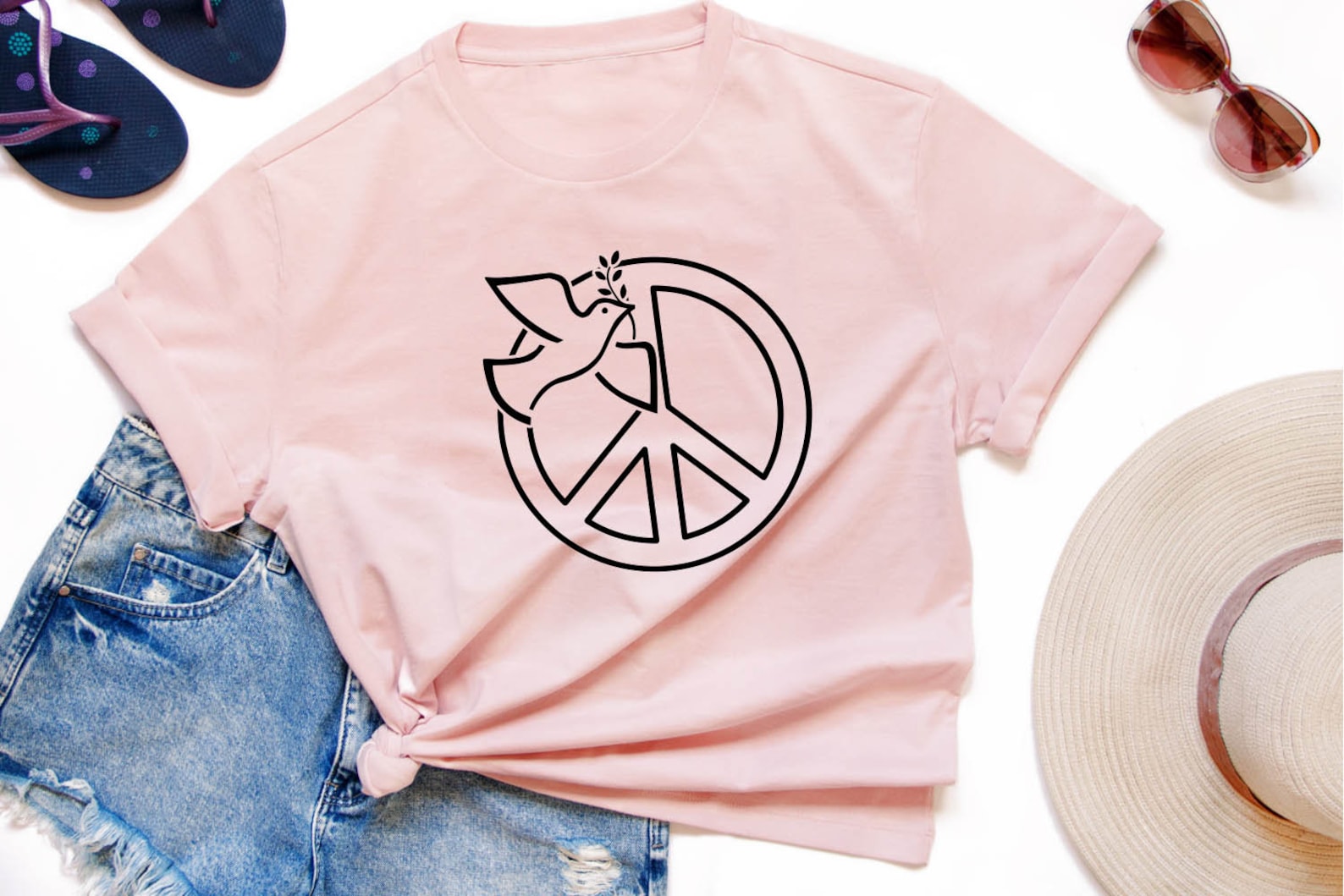 World Peace Vector Svg Peace Symbol Decal Car Bumper Sticker | Etsy