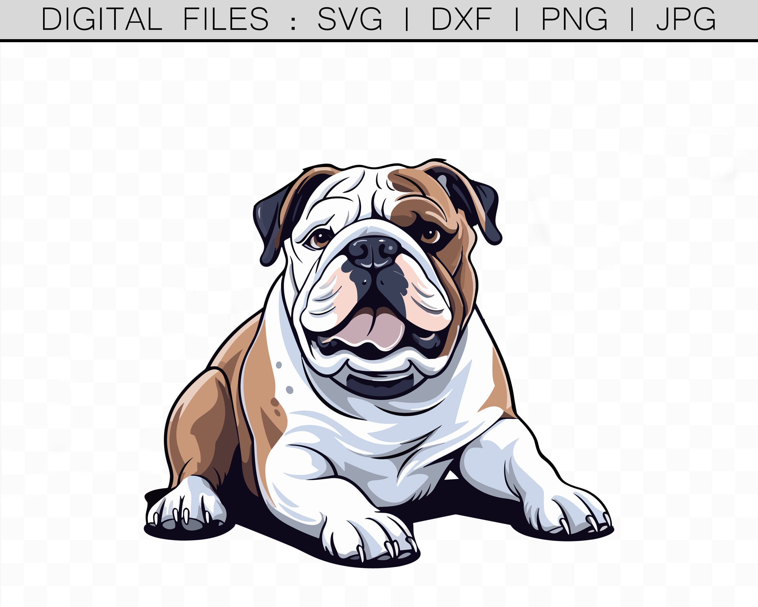 English Bulldog Cartoon