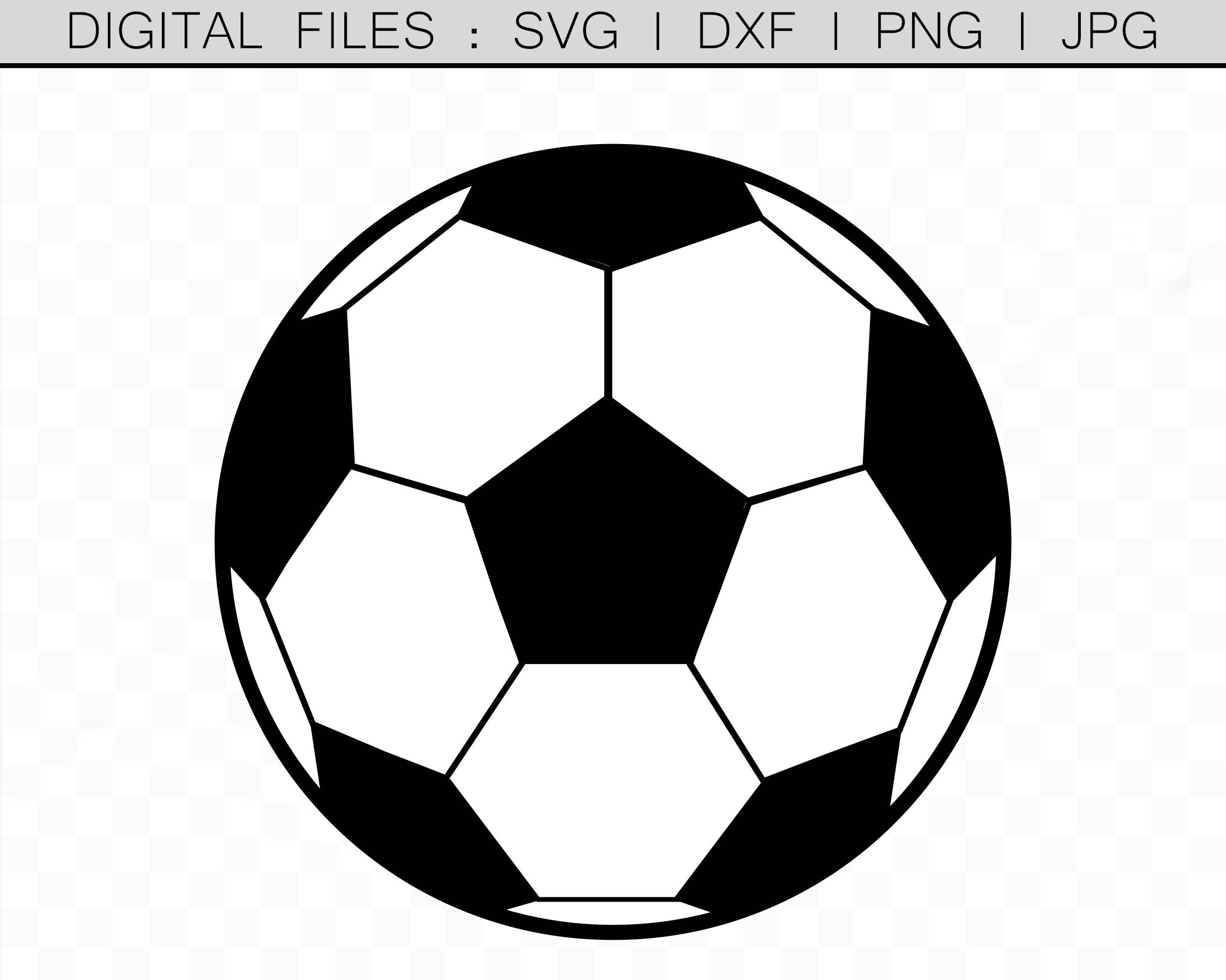 Balón de fútbol svg Archivos de corte Cricut para niños - Etsy México
