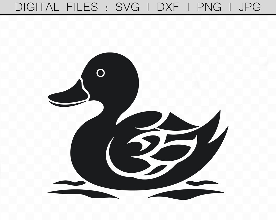 Duck Svg, Duck Vinyl Cut File Design for Cricut, Silhouette Studio ...