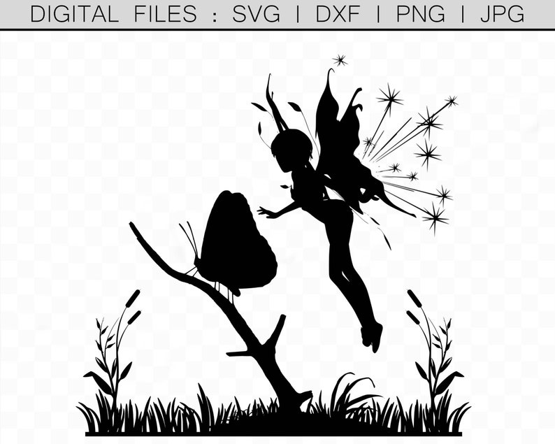 Fairy Svg Magical Fairy Mystical Svg Butterfly Svg | Etsy