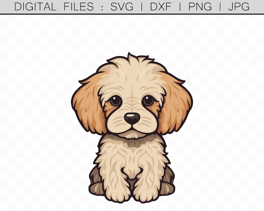 Cockapoo Svg, Puppy Dog Clipart, Cockapoo Vector, Cockapoo Png ...