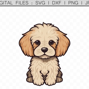 Cockapoo Svg, Puppy Dog Clipart, Cockapoo Vector, Cockapoo Png ...
