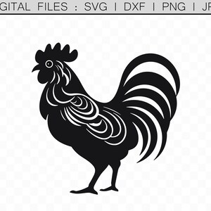 Chicken Svg Chicken Png Farm Animal Chicken Dxf Files for - Etsy