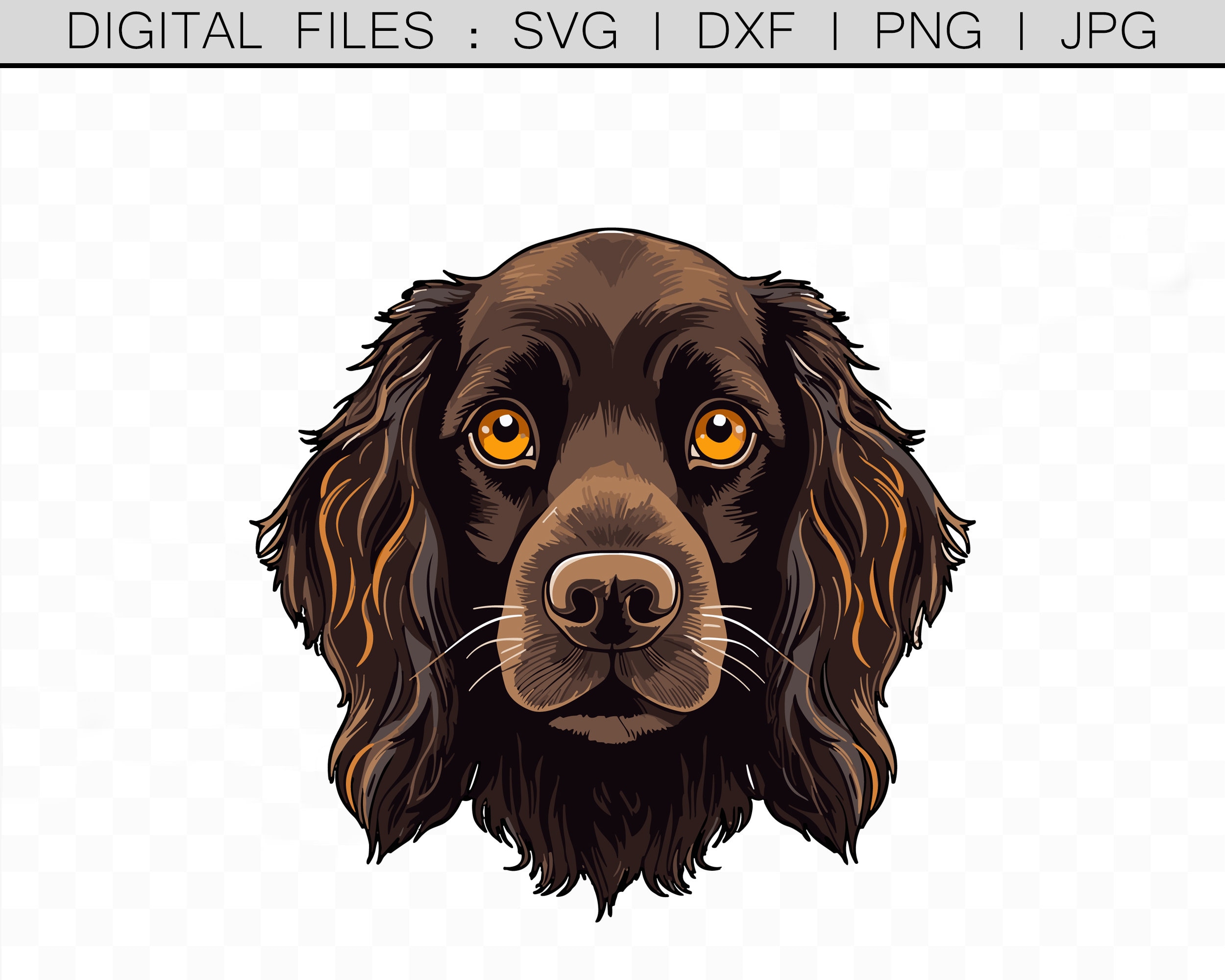 Boykin Spaniel SVG Clipart Digital Cut Files for Vinyl Decal - Etsy ...