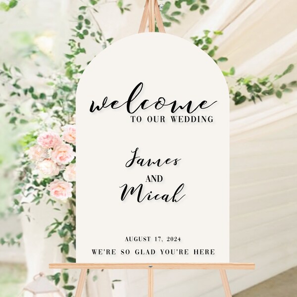 Wedding Welcome Sign Acrylic - Etsy