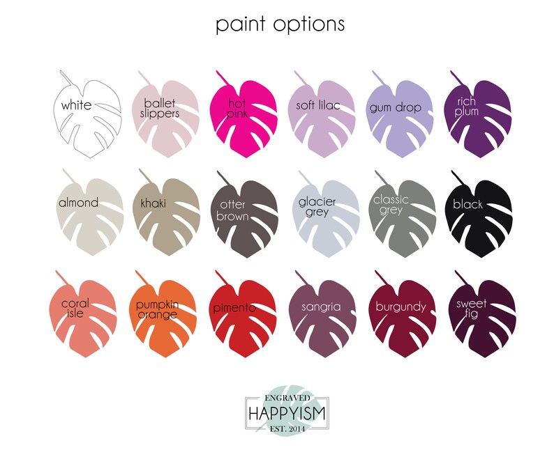 Add Paint to Your Sign Mdf Sign Add on Several Color | Etsy