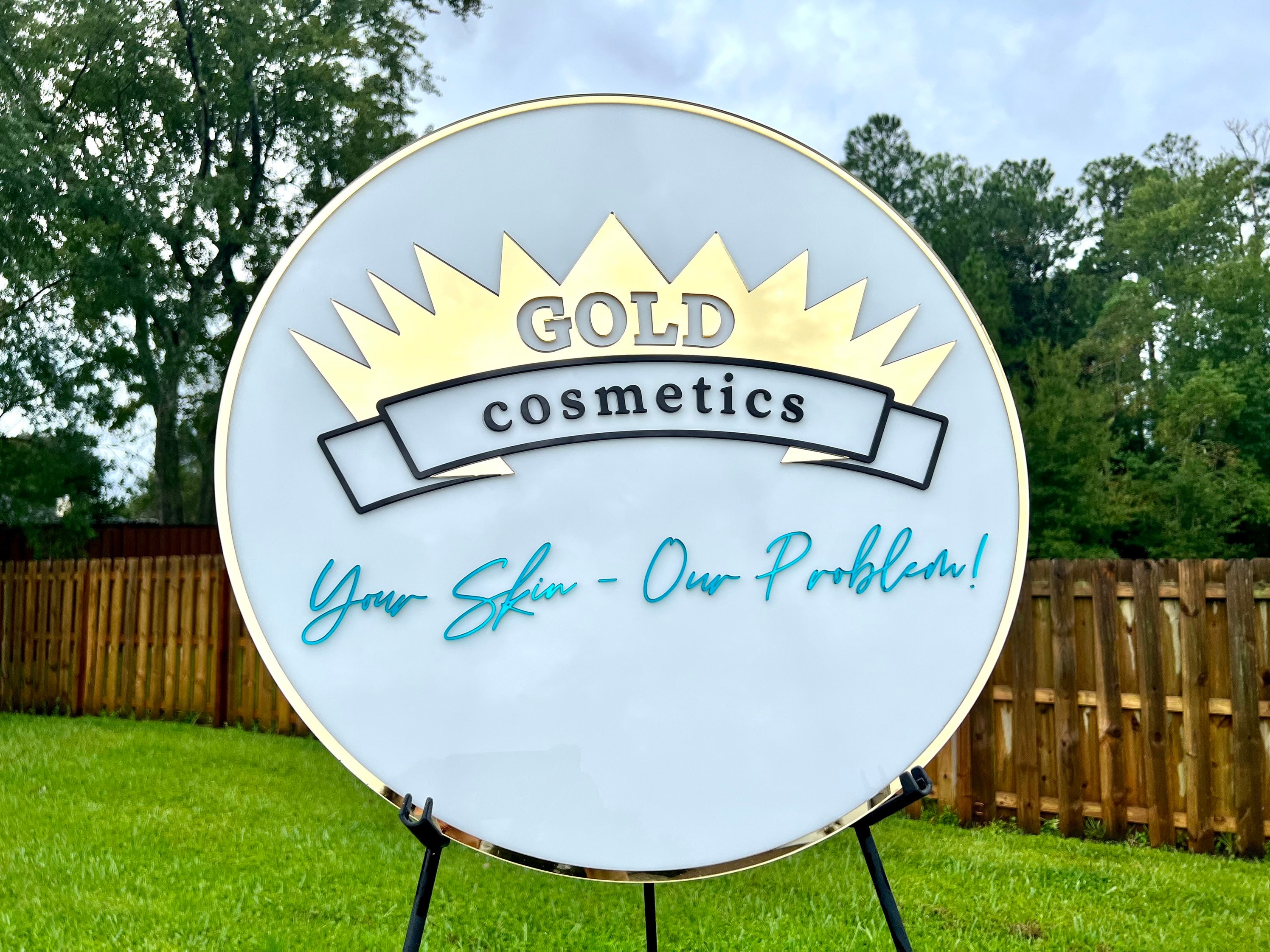 Custom Round ACRYLIC Business Logo Sign Custom Business Sign - Etsy