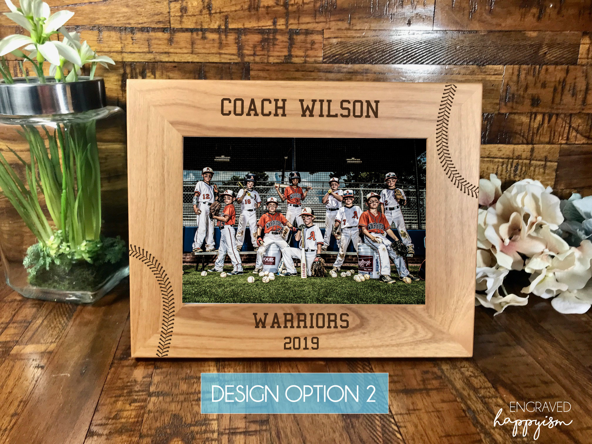 Baseball Coach Picture Frame Engraved Coach Gift Baseball - Etsy
