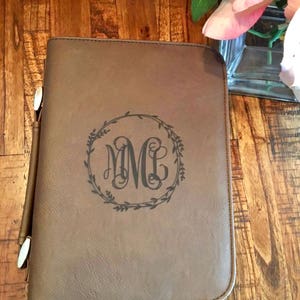 Personalized Leatherette Bible Case: Engraved Book Cover With Handle - Etsy