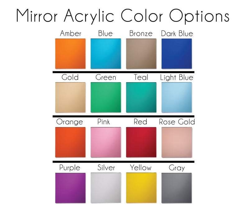 Mirrored Acrylic Letter Mirrored Letters Business Sign - Etsy