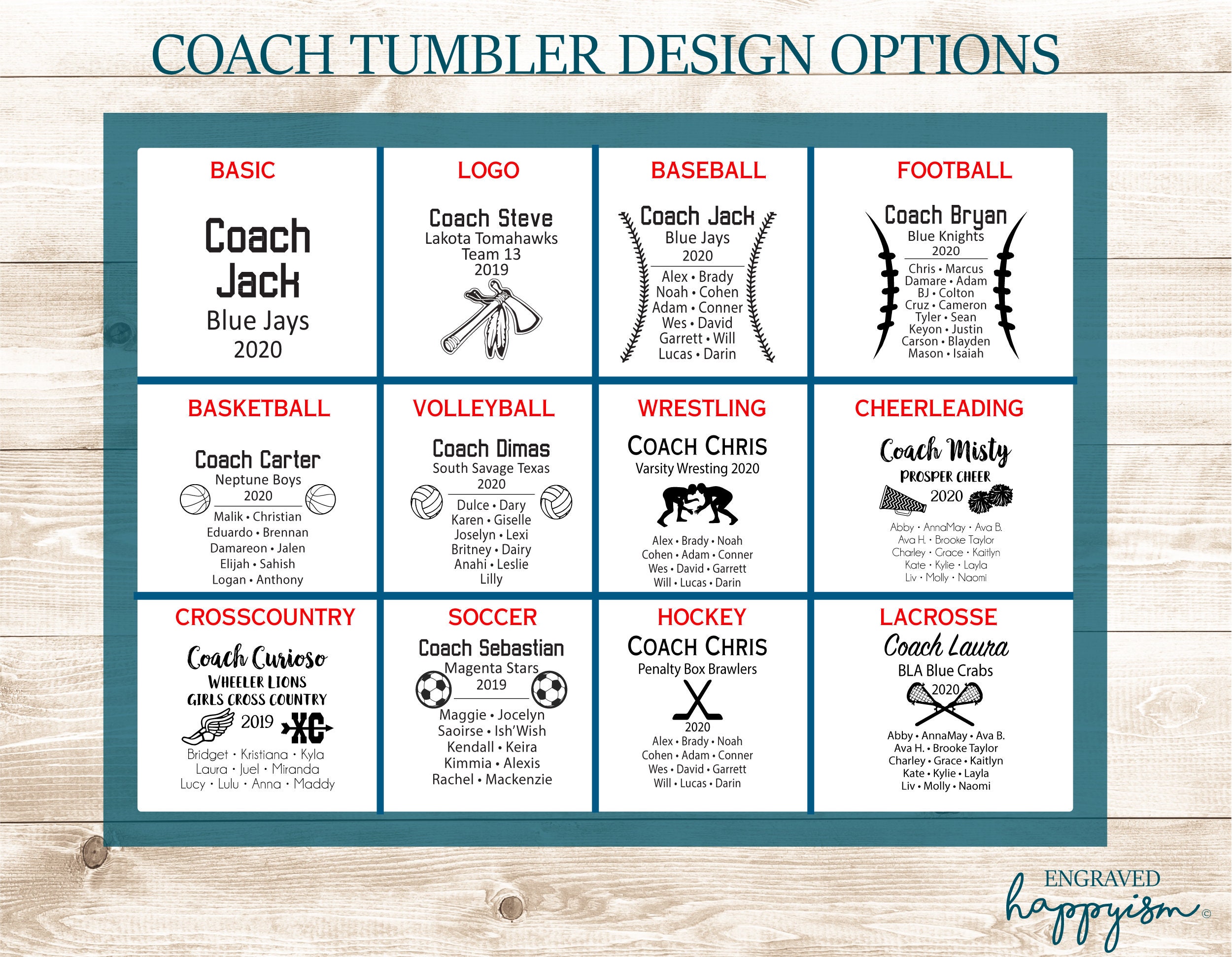 Engraved Coach Cup Coach Tumbler Coach Gift Idea Tumbler - Etsy