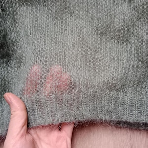 PDF Knitting Pattern Transparent Sweater, Weightless Mohair Sweater ...