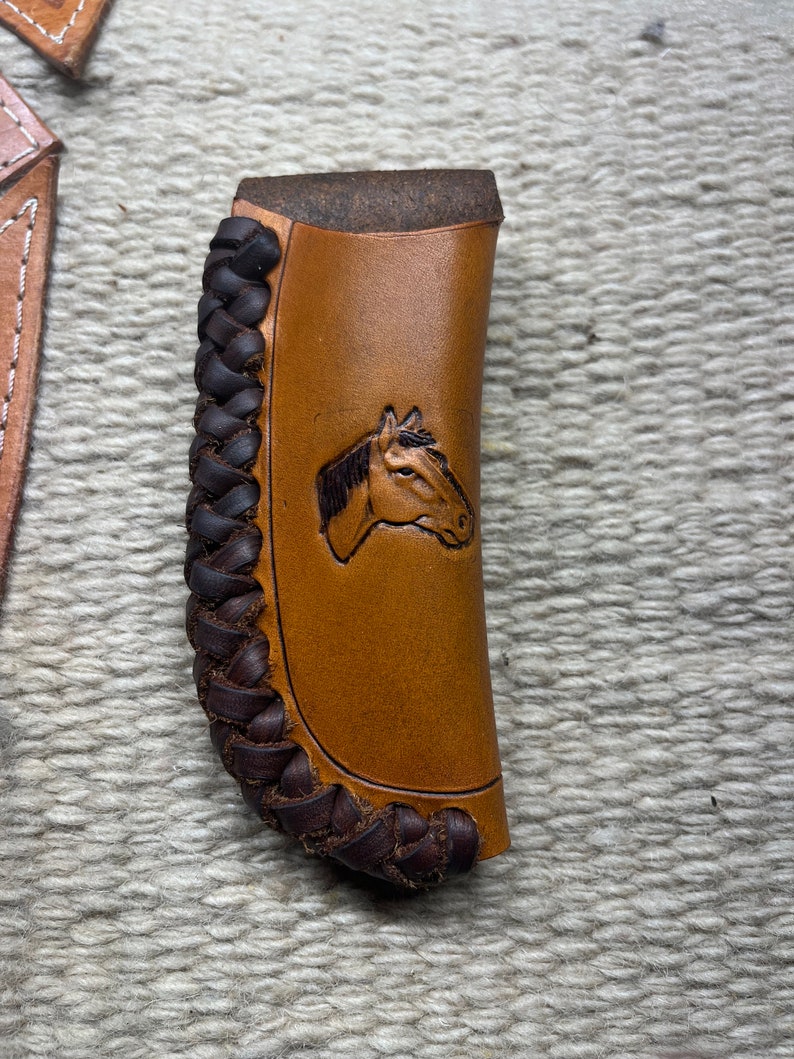 Handmade Leather Folding Knife Holster - Etsy