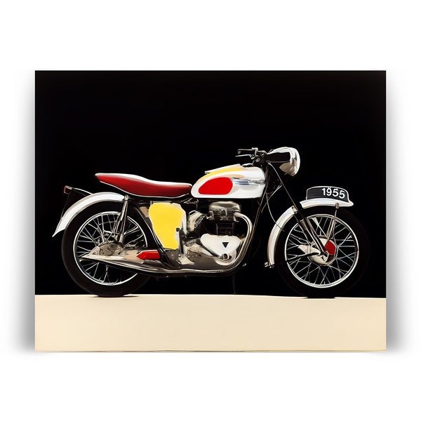 Triumph Motorcycle - Etsy