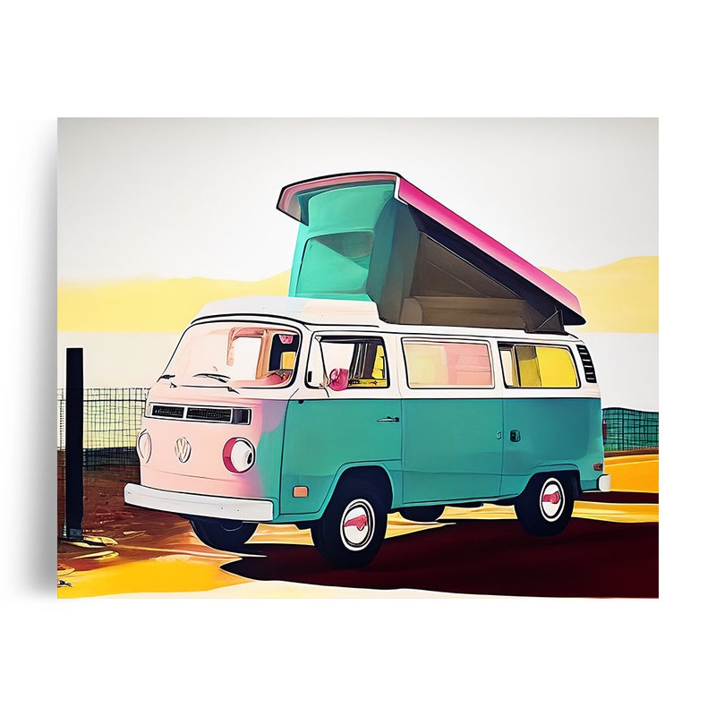 Vw Bus Art - Etsy