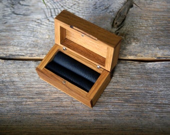 Handmade wood ring boxes directly from craftsman by Woodthingstore
