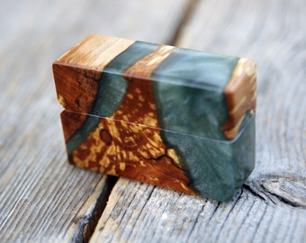 Slim Ring Box, Wood Ring Box, Engagement Ring Box, Proposal Ring Box ...