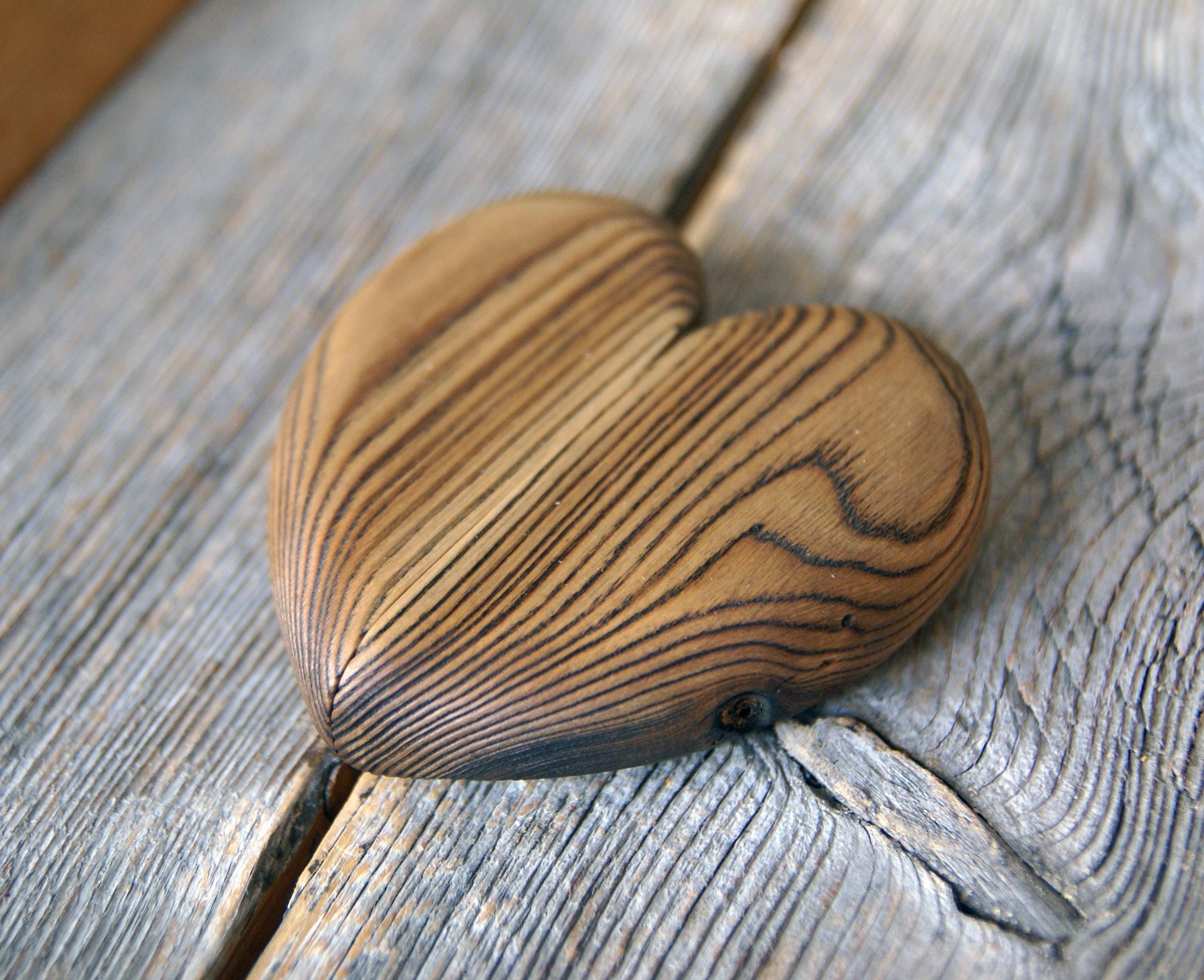 Double Place Heart Form Ring Box, Wedding Ring Box, Ring Holder, Ring ...