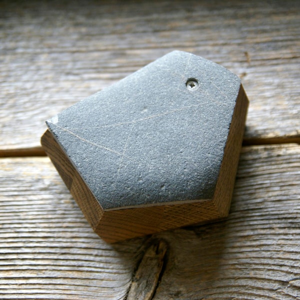 Stone and Wood Ring - Etsy