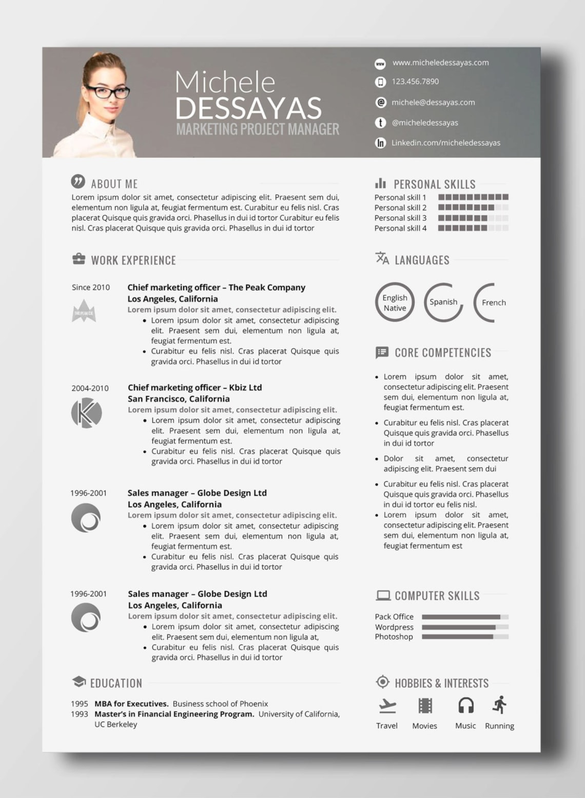 Impactful Resume (word) - Etsy
