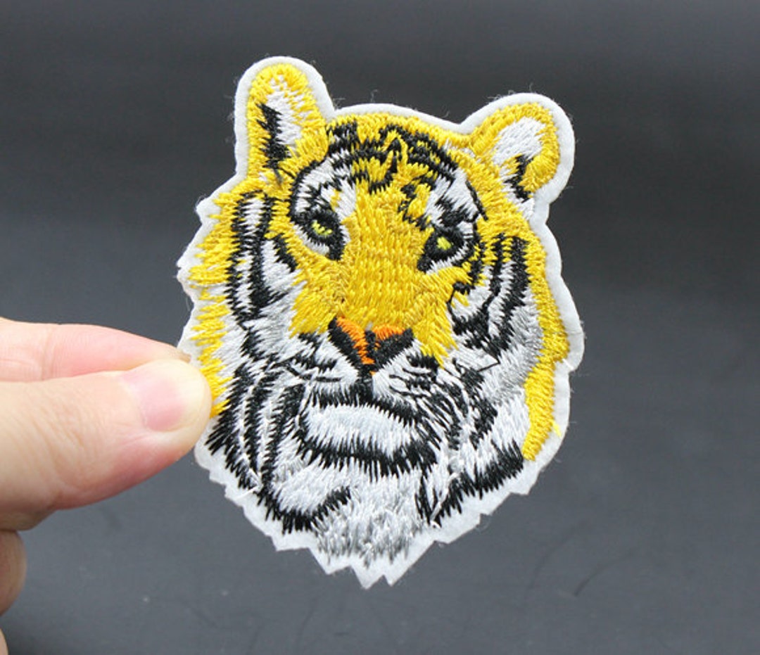Tiger Iron on Patch Embroidered Patch 5.8x7.4cm PH311 - Etsy