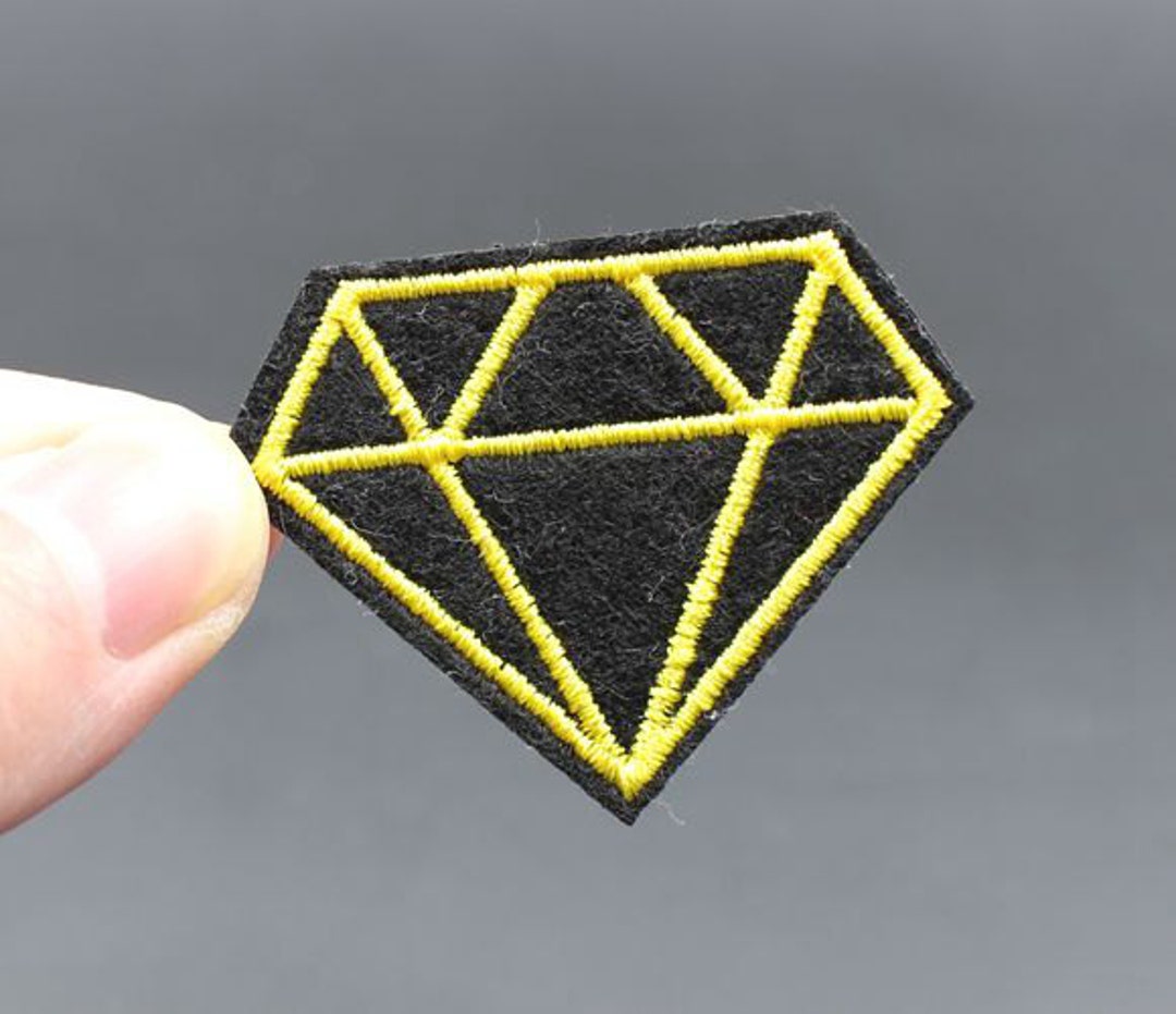 Diamond Iron on Patch Embroidered Patch 4.8x3.8cm PH385 - Etsy