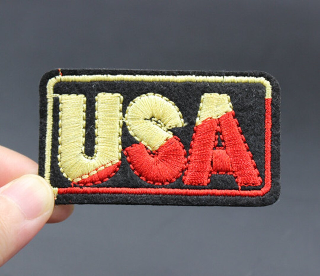 USA Iron on Patch Embroidered Patch 6.7x3.7cm PH186 - Etsy