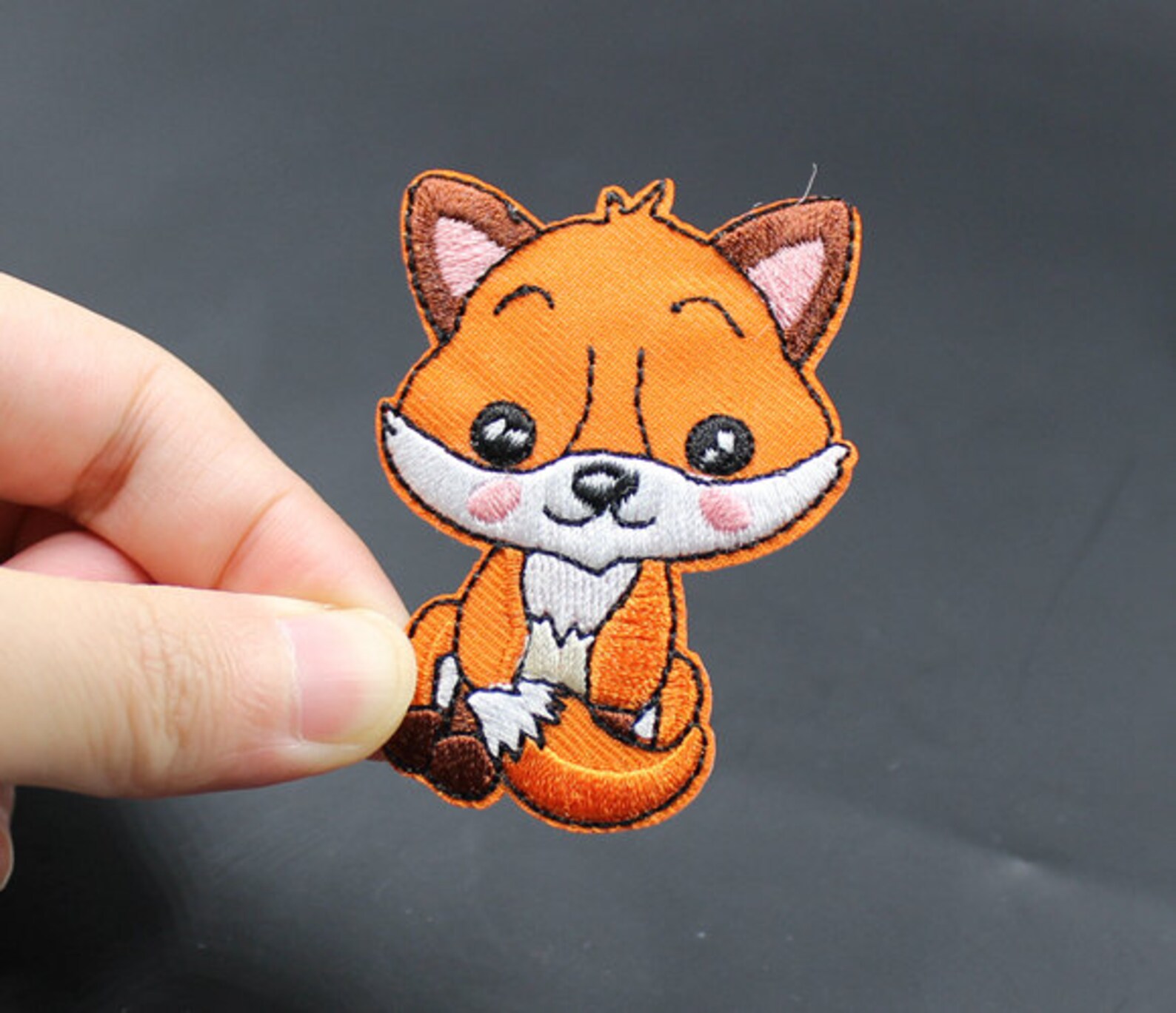 Fox Iron on Patch Embroidered Patch 6x4.2cm PH129 - Etsy