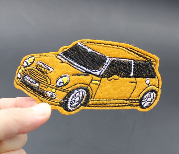 Car Iron on Patch Embroidered Patch 9.6x5.1cm PH184 - Etsy