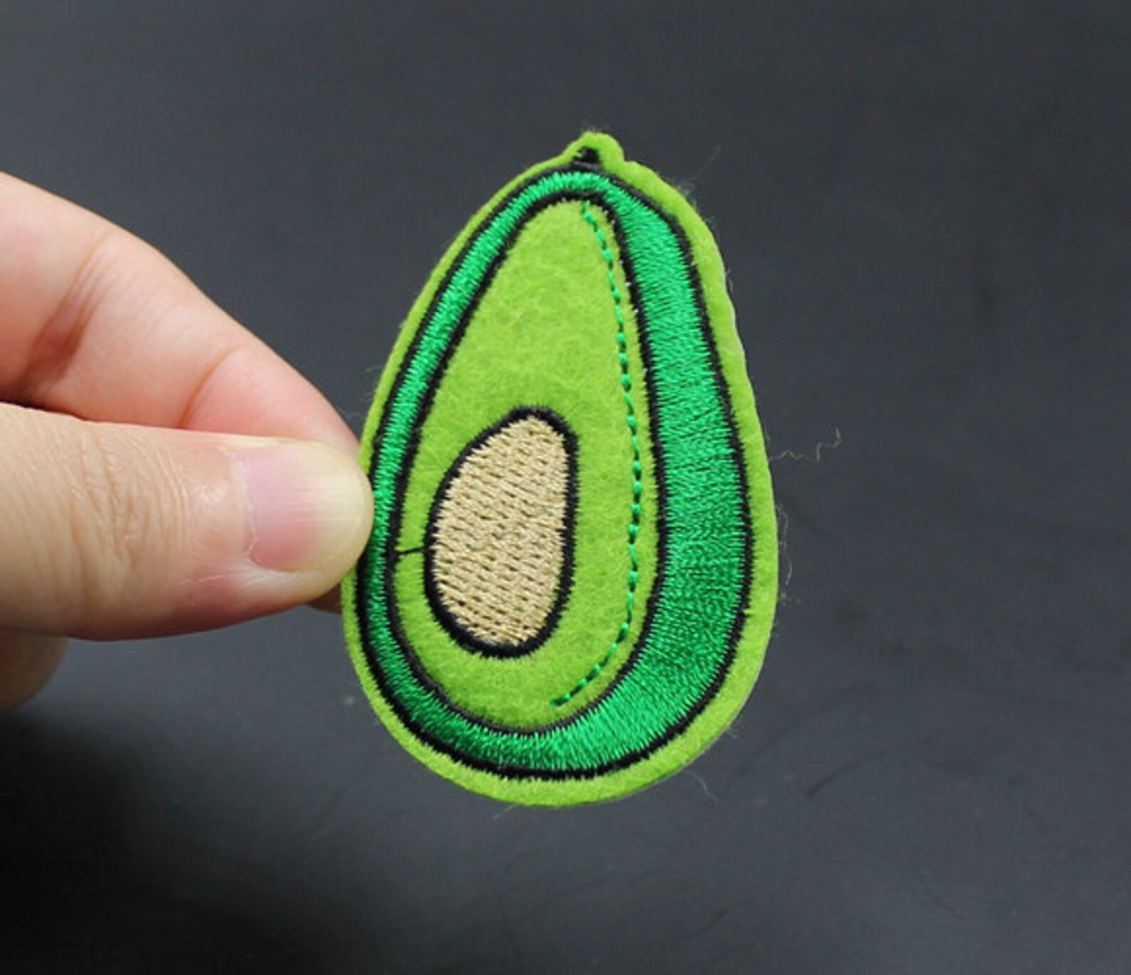 Avocado Iron on Patch Embroidered Patch 3.8x6.2cm PH252 - Etsy