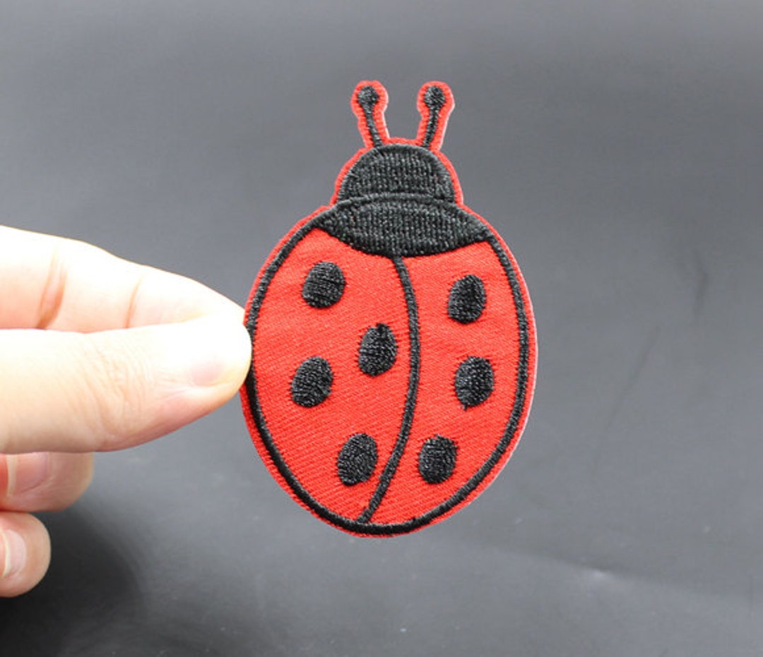 Ladybug Iron on Patch Embroidered Patch 4.5x7cm PH117 - Etsy