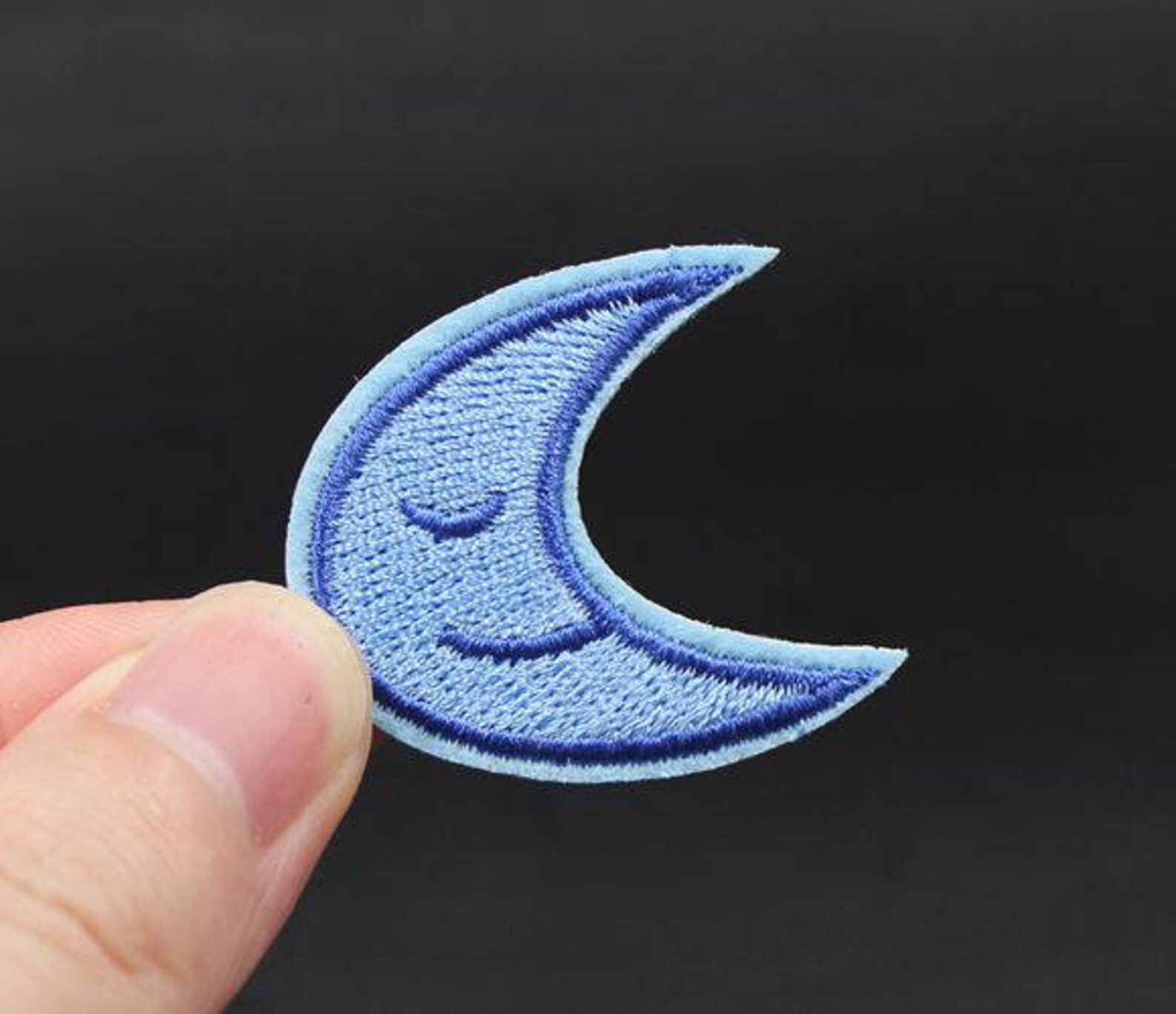 Crescent Moon Iron on Patch Embroidered Patch 5x3.4cm PH567 - Etsy