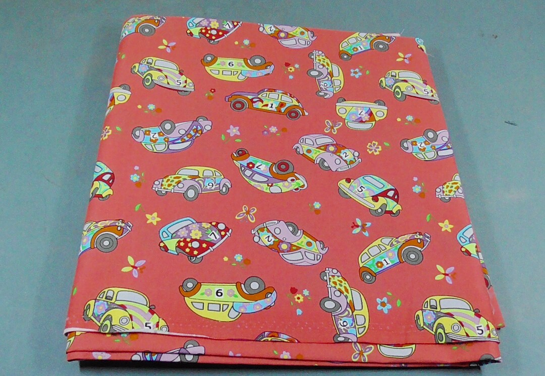 VW BEETLE FABRIC 2 Metres. - Etsy