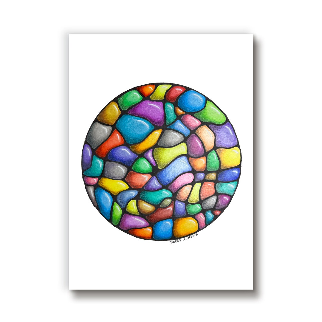 Abstract Nonsense / Drawing on Paper / 8x11 / Original Wall Art - Etsy